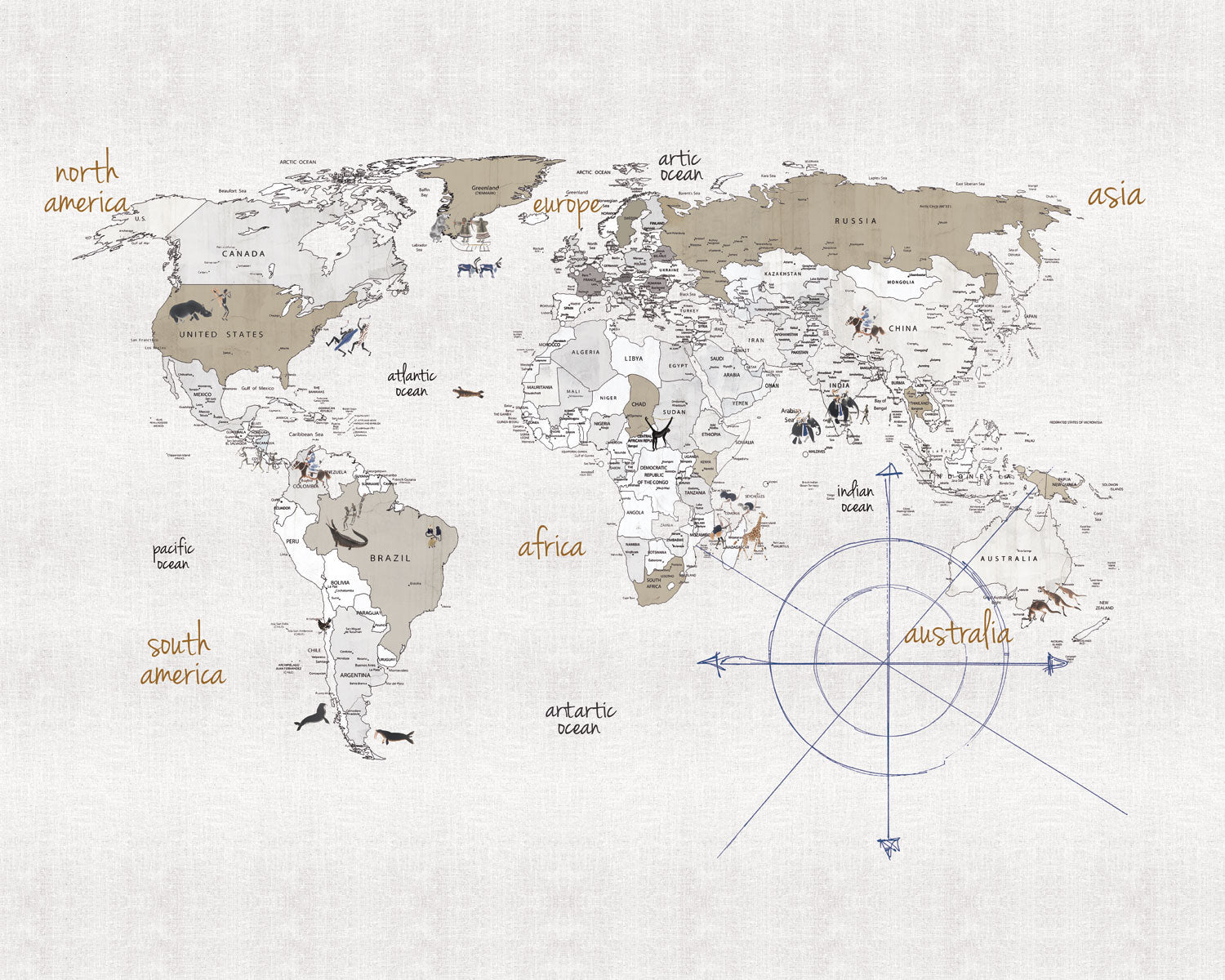 Mapa Tribu – PapelPintado