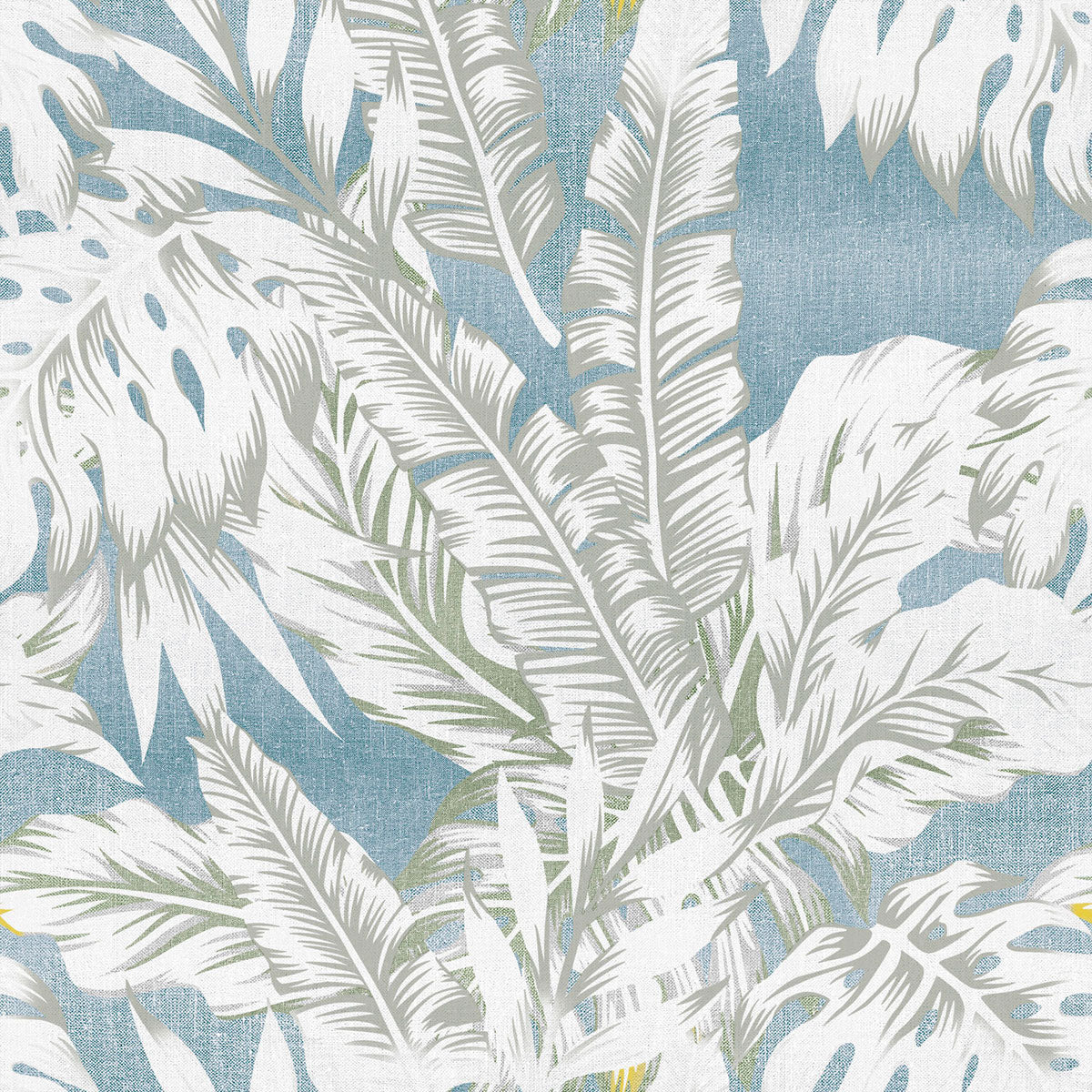 Hojas Celeste – PapelPintado